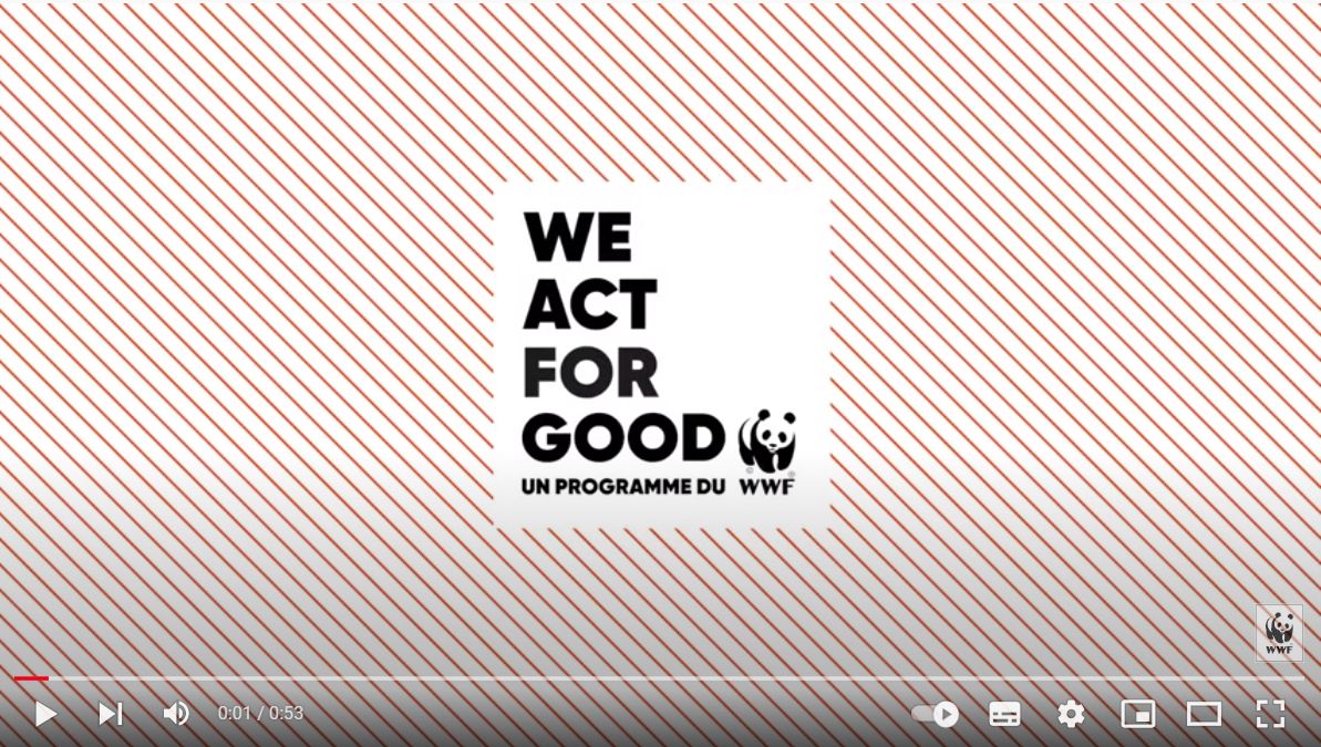 We Act for Good- L'application du WWF France - Le mag
