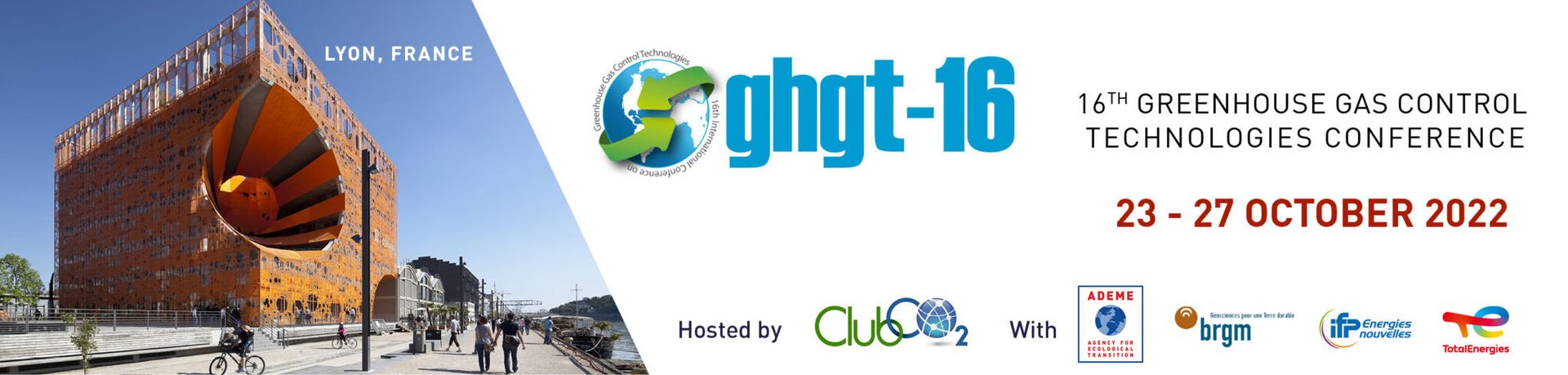 GHGT-16 - GREENHOUSE GAS CONTROL TECHNOLOGIES CONFERENCE - Évènements